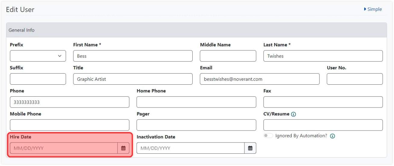 How To Create Recurrencies Triggered by Hire Date – Noverant, Inc.